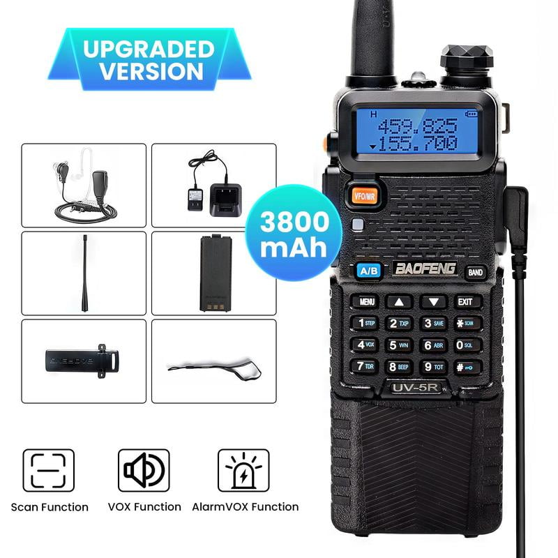Baofeng Radio UV-5R Ham Radio Long Range Rechargeable Two Way Radio ...