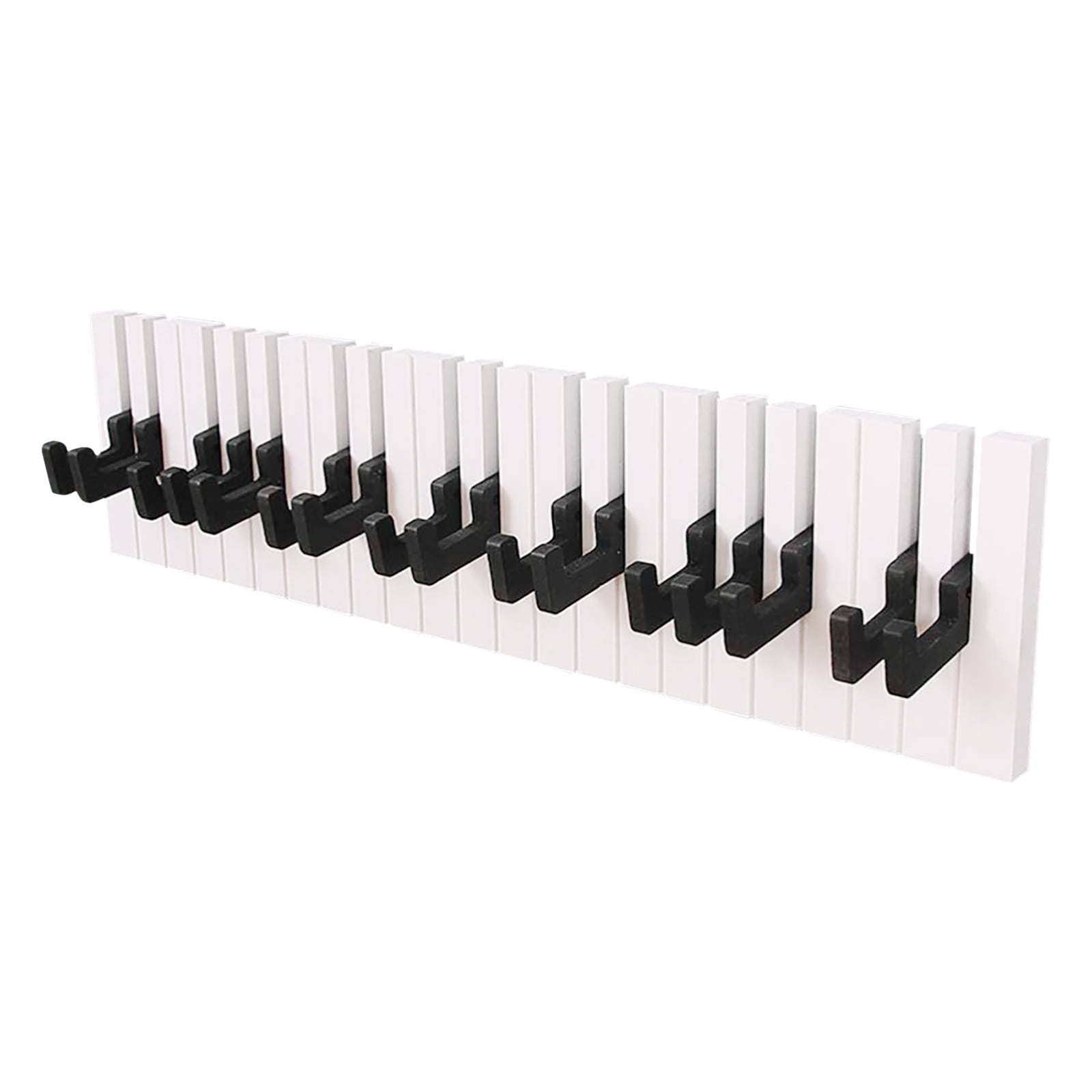 Baofu Piano Wooden Coat Racks, Piano Hooks Coat Rack, Wall-Mounted ...