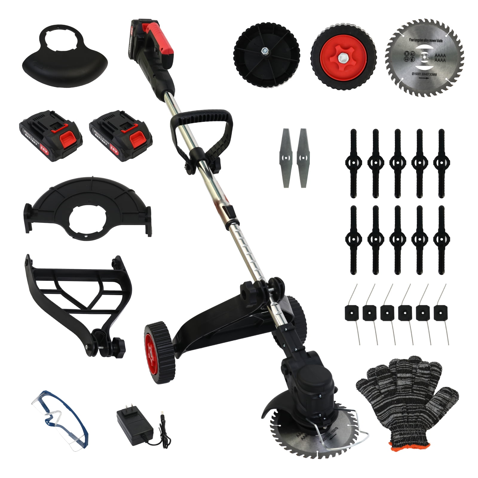 Free Shipping! Baokaler Cordless Electric Weed Eaters, Brushless Grass ...