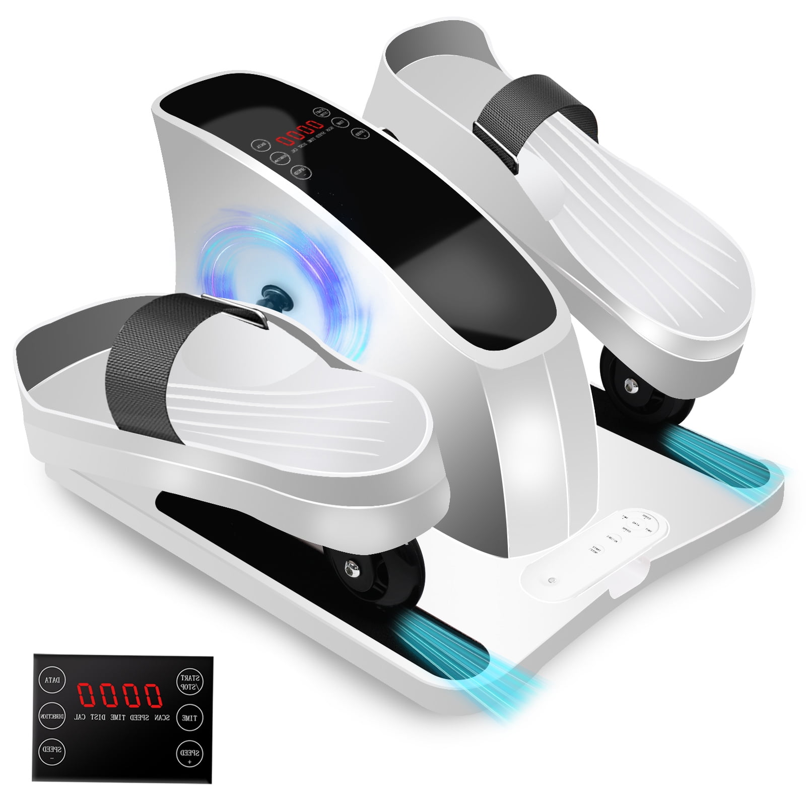 RICAN Under Desk Electric Elliptical, Electric Seated Pedal Elliptical ...