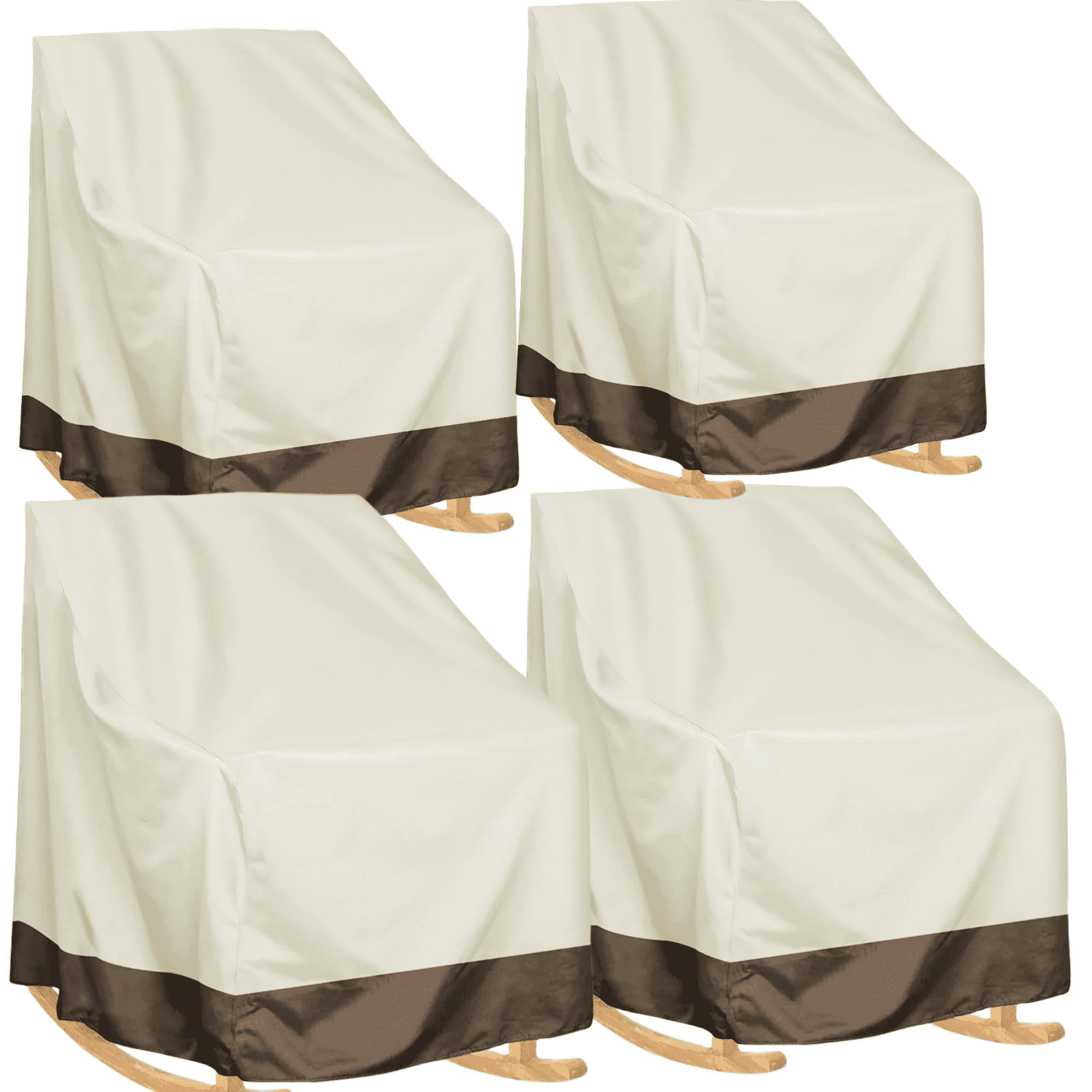 4 PCS Baokaler Outdoor Chair Covers, Large Lawn Sofa Covers, Outdoor ...