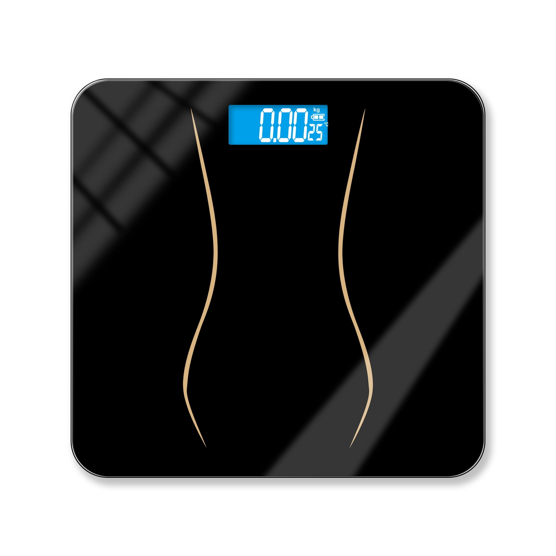 household intelligent electronic scale glass weight scale adult body ...