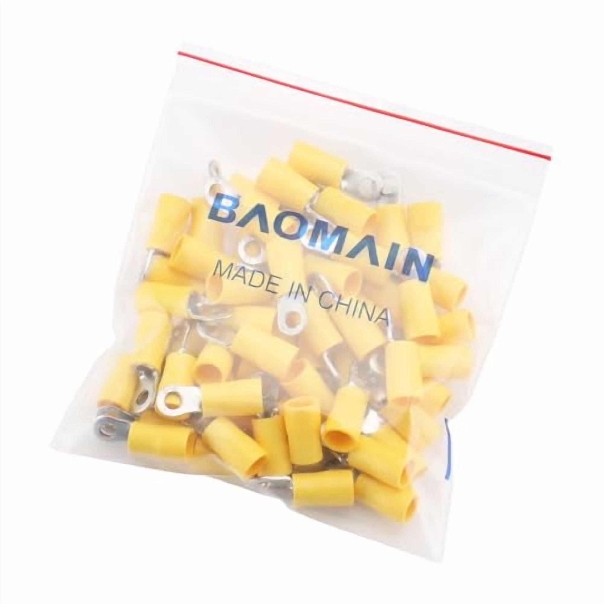 Baomain Insulated Ring Spade Wire Connector Electrical Crimp Terminal ...