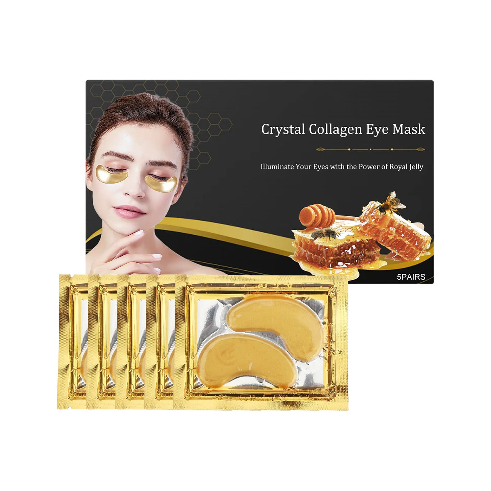 Baorden Crystal Collagen Eye Mask Tightens The Eye Area and Anti ...