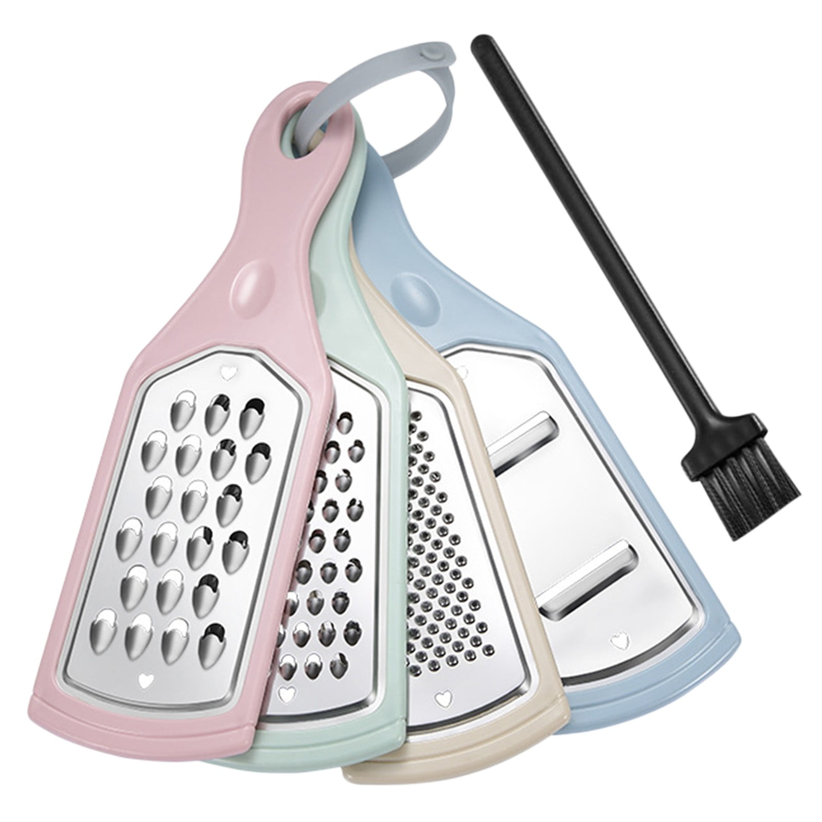 Baorden Grater Slicer Plastic Manual Ginger Grinder Scraper 5-Piece Set ...