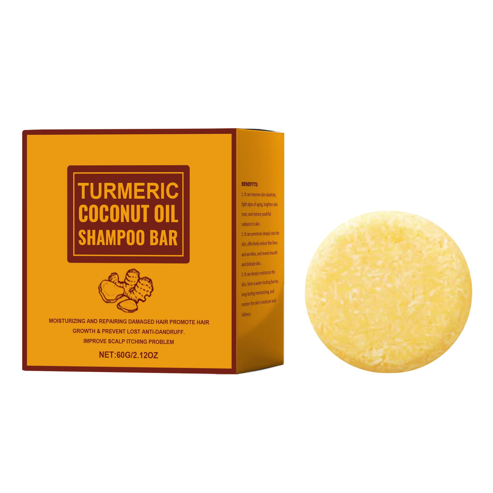 Baorden Herbal Bath Hair Turmeric Soap Scalp Care Itchy Scalp Deep ...