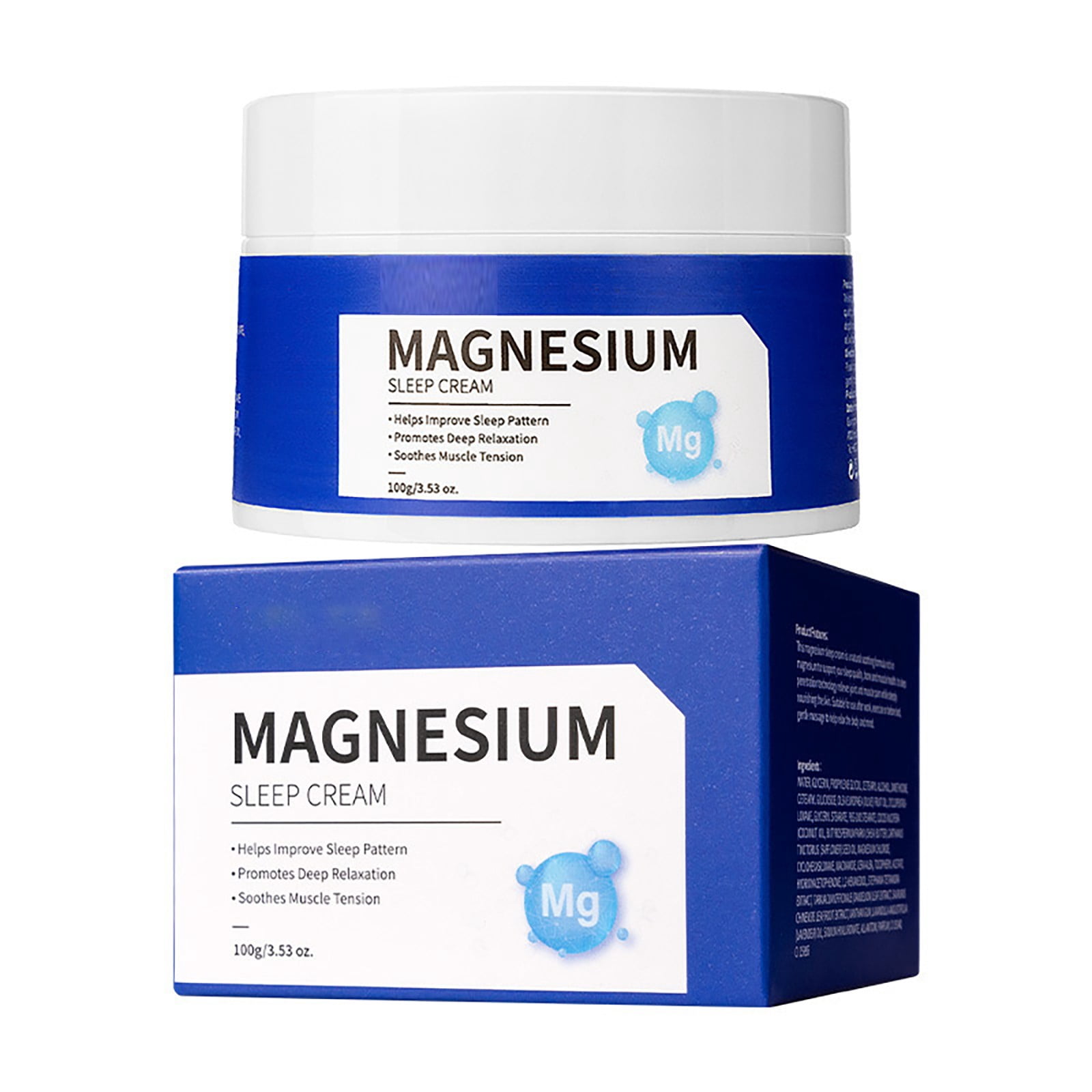 Baorden Magnesium Cream Sleeping Cream Night Body Face Moisturizer 100 ...