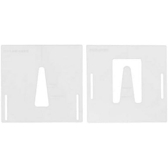 Baosity Set of 2 Acoustic Neck Joint Routing Template Guitar Making 4mm ...