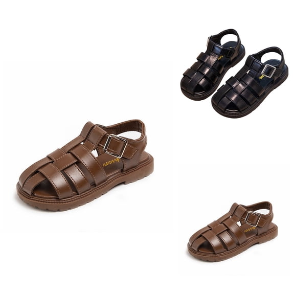 Baotou Sandals for Girls, Summer Fashion Roman Slide with Soft Sole ...