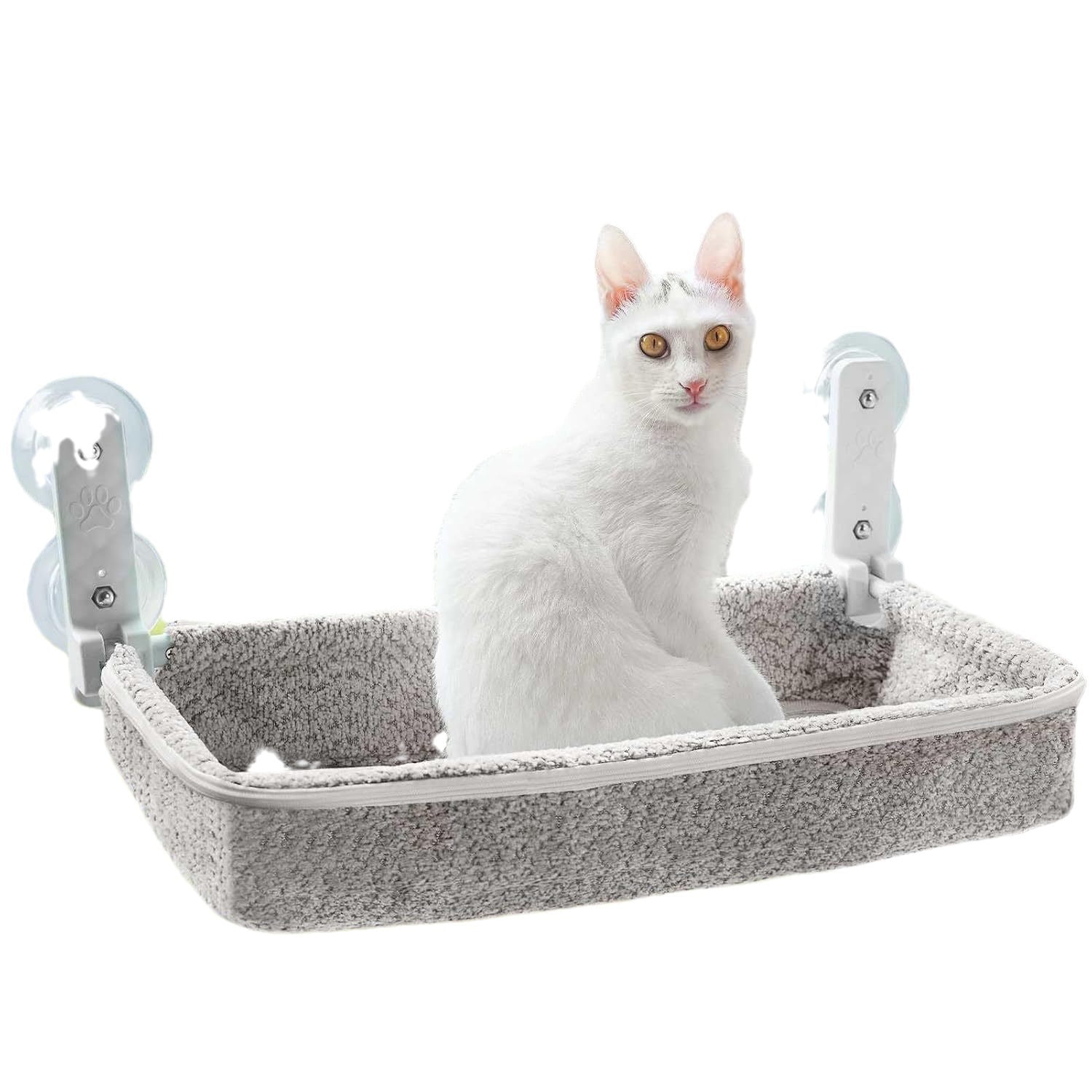 Baoyemes Foldable cat hammock suitable for windows - cordless, embedded ...