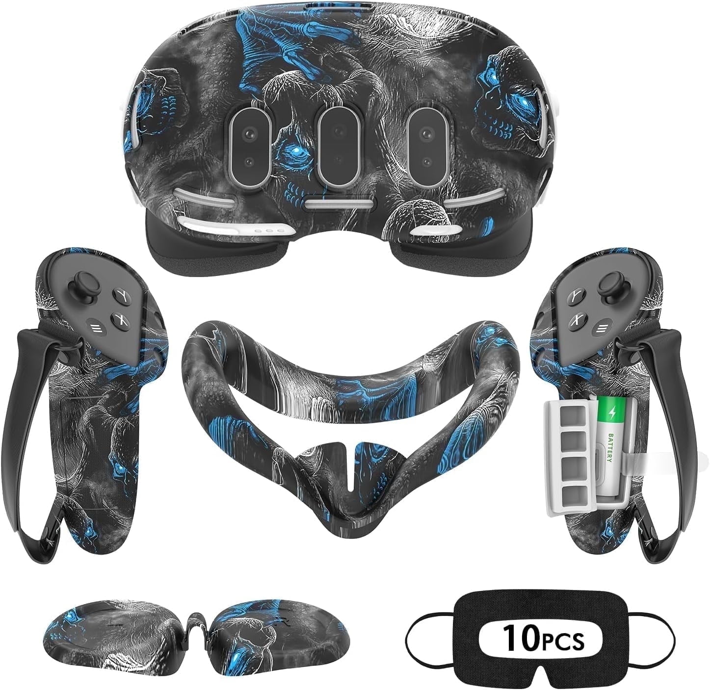 Baoyemes Silicone Cover Set for Oculus/Meta Quest 3, VR Accessories for ...