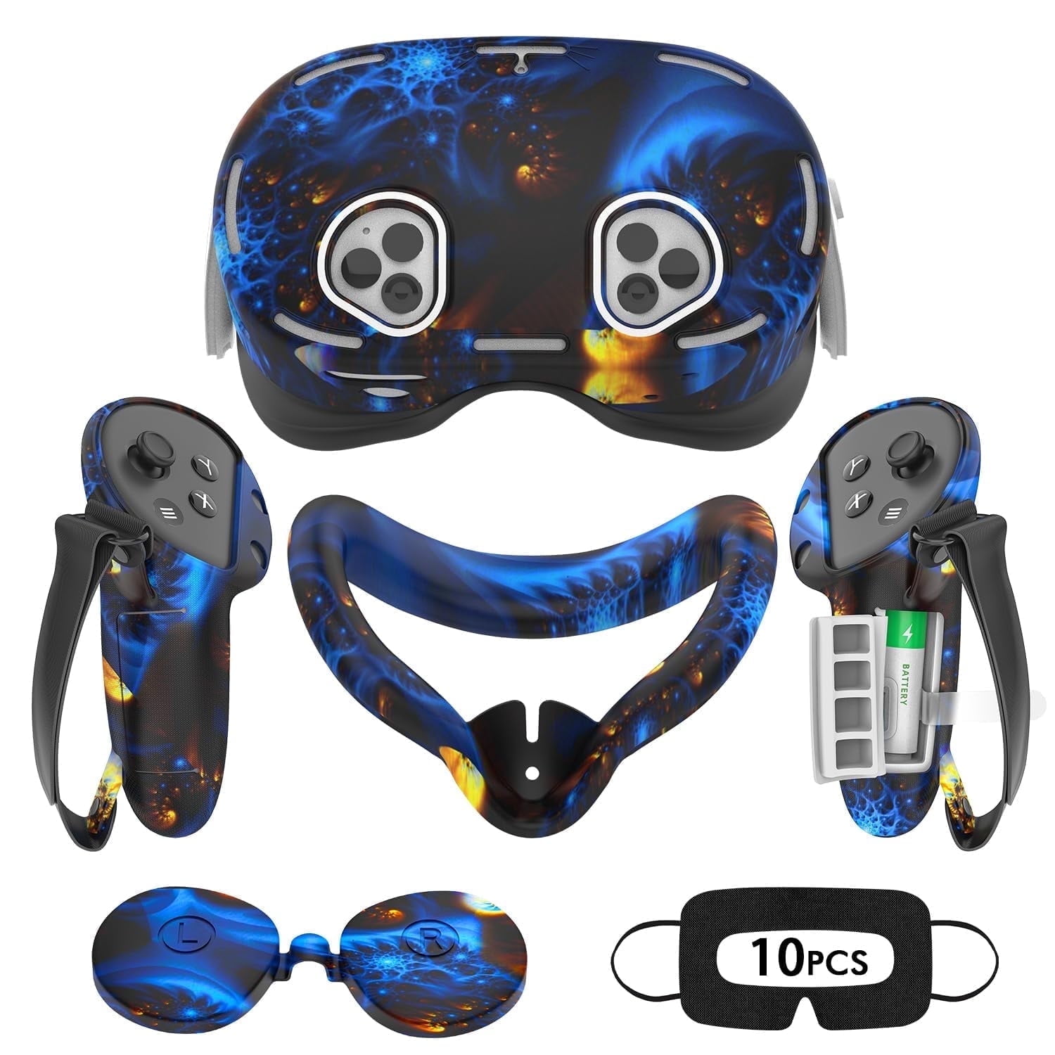 Baoyemes Silicone Cover Set for Oculus Meta Quest 3S/XBOX Edition ...