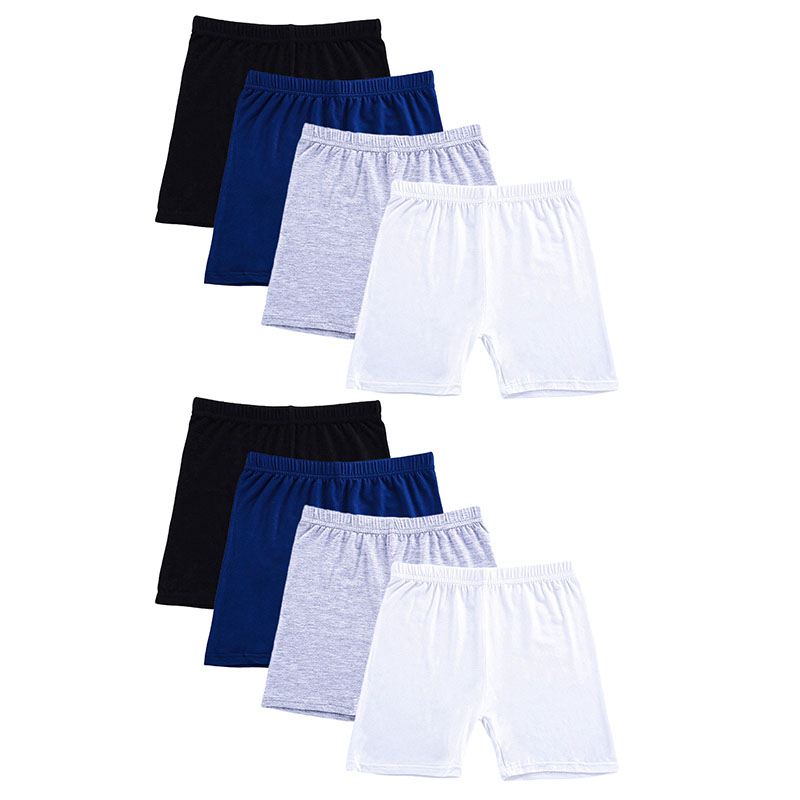 Baozhu 8 Pack Girls Bike Cartwheel Shorts Kid Under Dress Dance Short ...