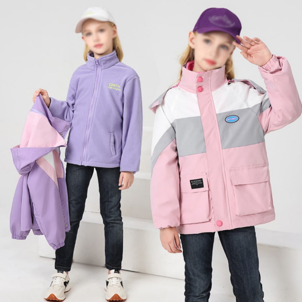Baozhu Baywell Autumn Winter Girls Clothes Thickened Jacket Three-in ...