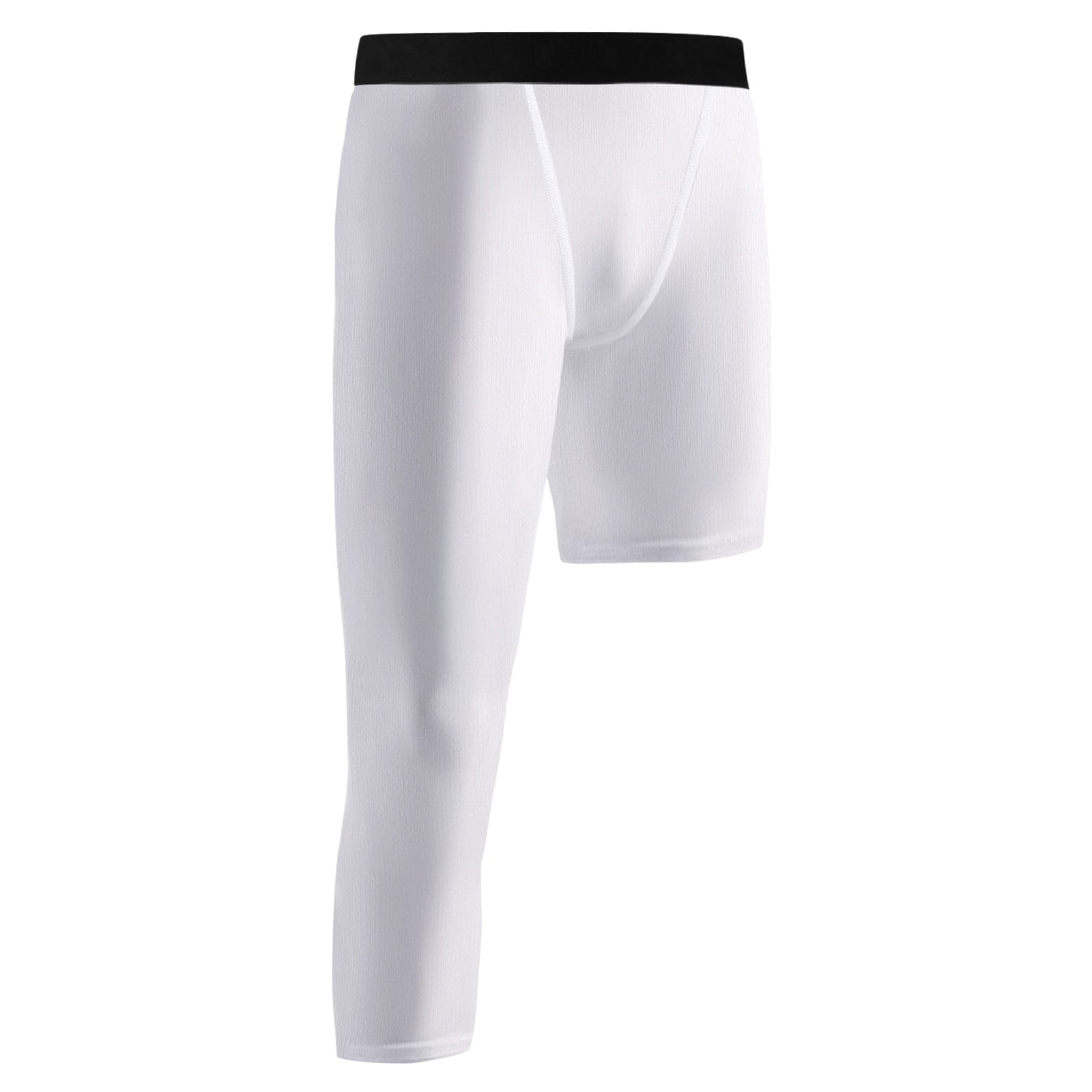Baozhu Boys' Youth One Leg 3/4 Compression Leggings for Basketball ...