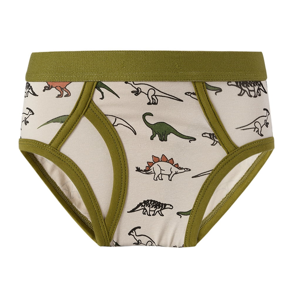 Baozhu Kid Soft Panty 100% Cotton Underwear Boys Cartoon Briefs Toddler ...