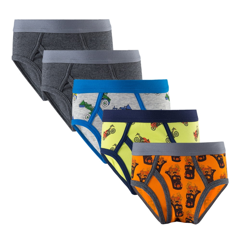 Baozhu Kid Soft Panty 100% Cotton Underwear Boys Cartoon Briefs Toddler ...