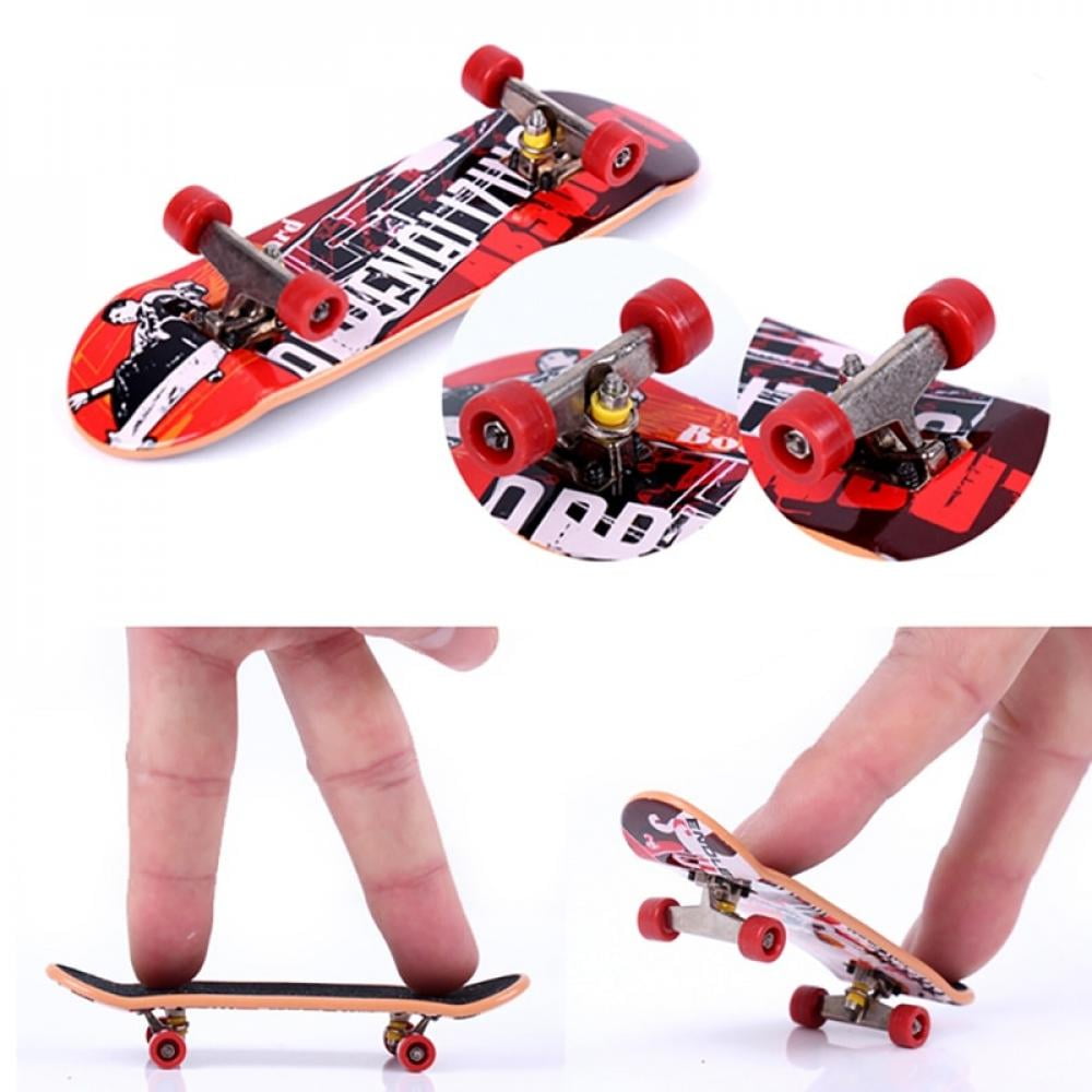 Baozhu Kids Fingerboards Toy Training Games Finger Skating Board Track ...