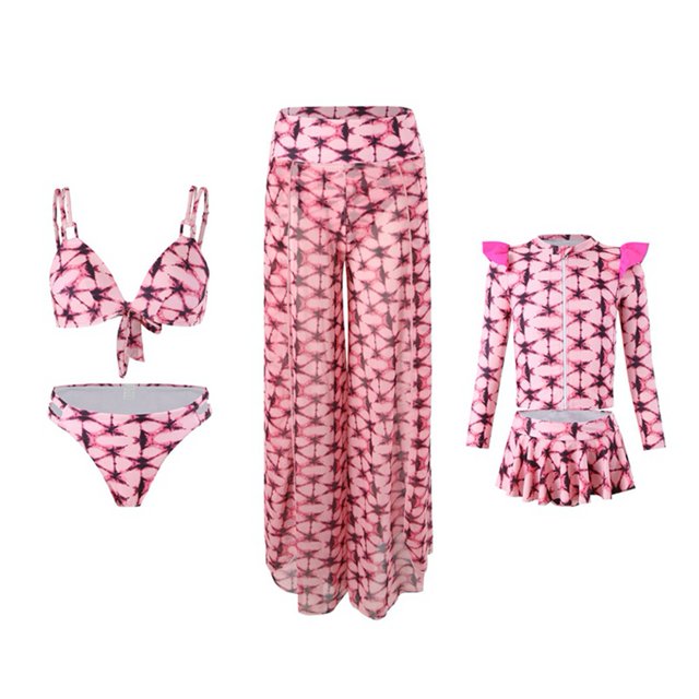 Baozhu Mommy and Me Swimsuits 2-Piece Bikini Bathing Suits Pattern ...