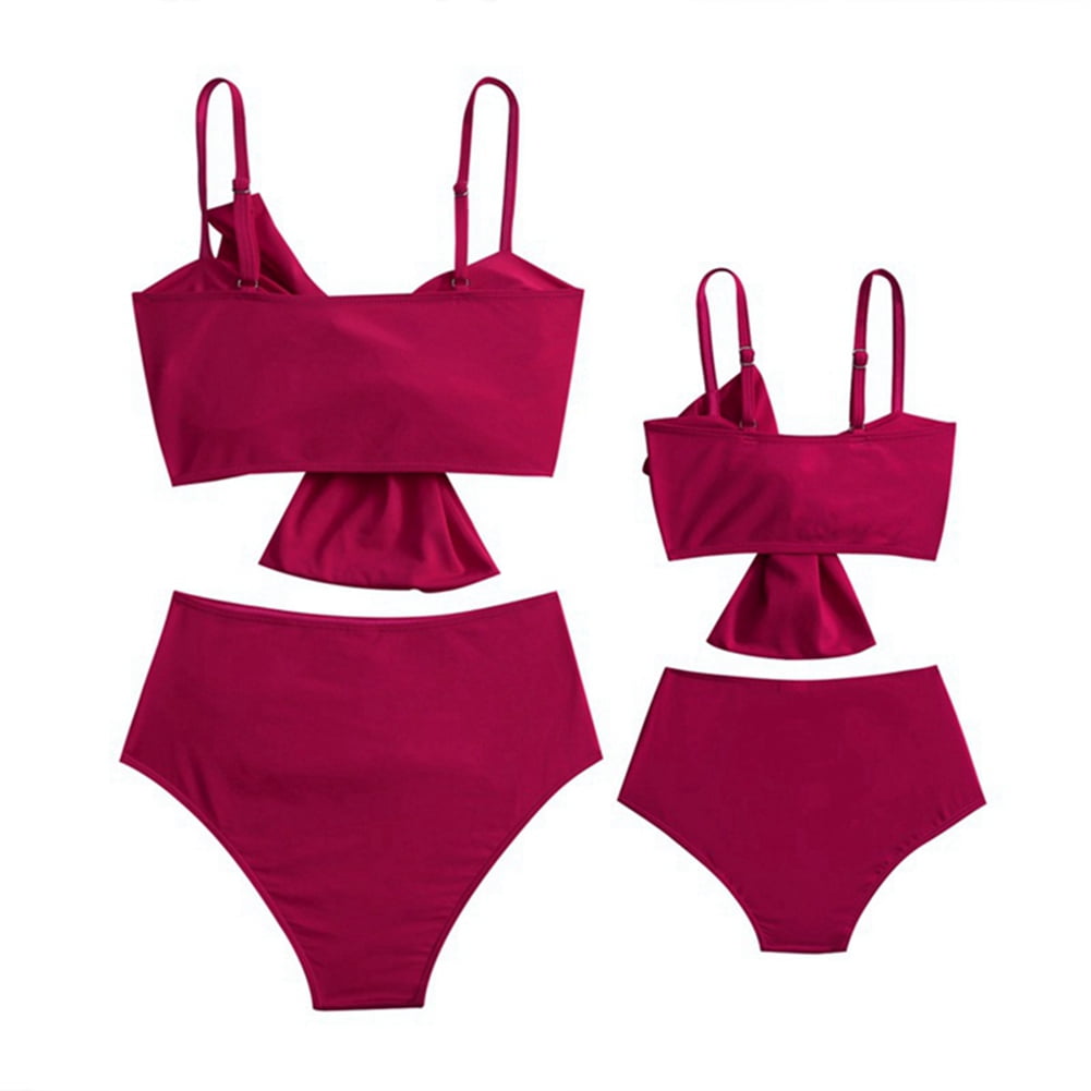Baozhu Mommy and Me Swimsuits 2-Piece Bikini Bathing Suits Pattern ...