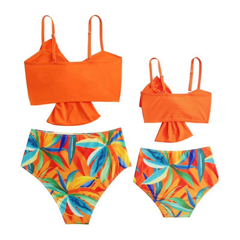 Baozhu Mommy and Me Swimsuits 2-Piece Bikini Bathing Suits Pattern ...