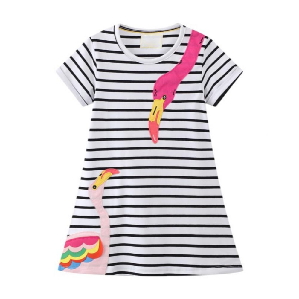 Baozhu Summer Ins Cartoon Kids Princess Dress 2-7 Years Fashion ...