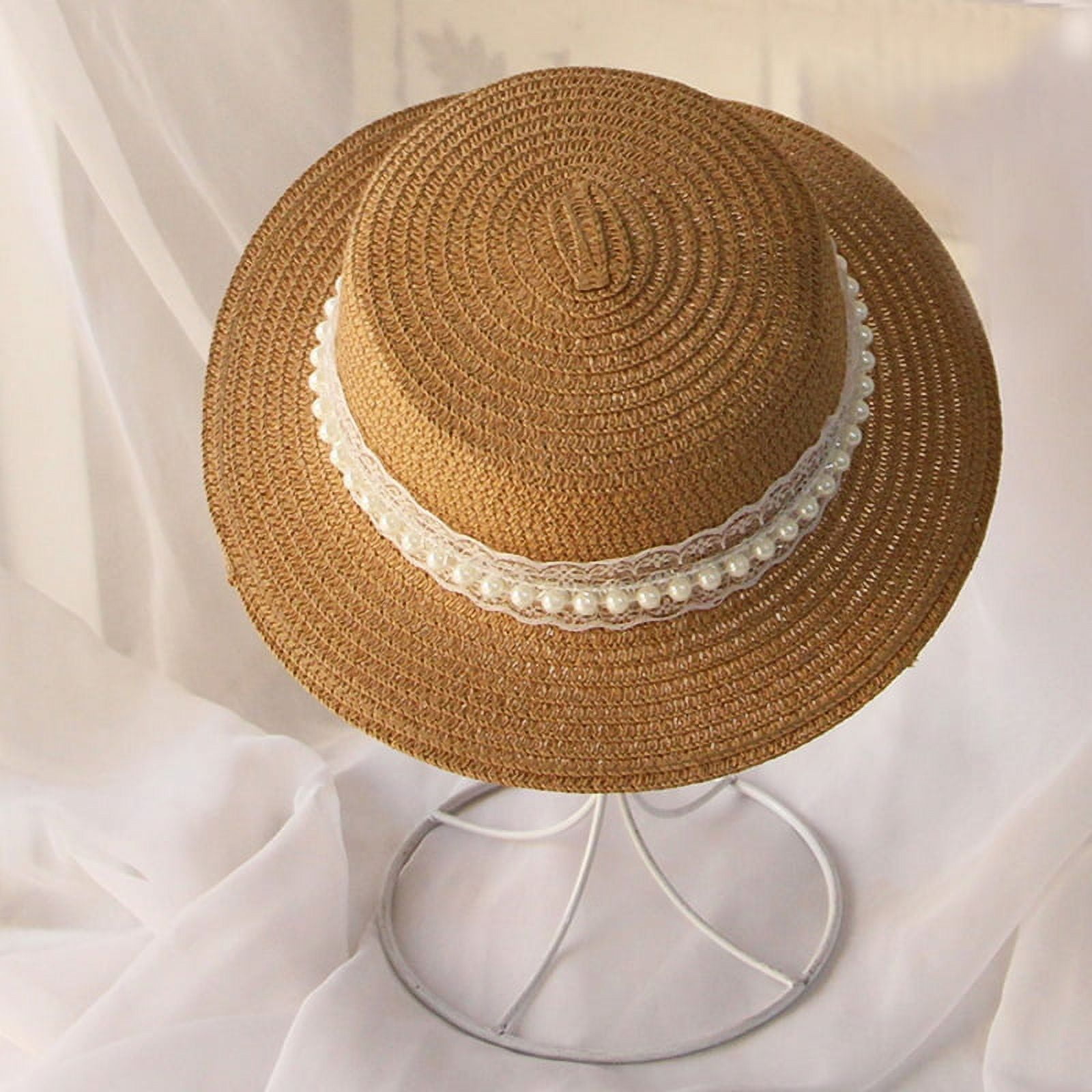Baozhu Sun Hats for Little Girls Wide Brim Sun Protection Hat ...