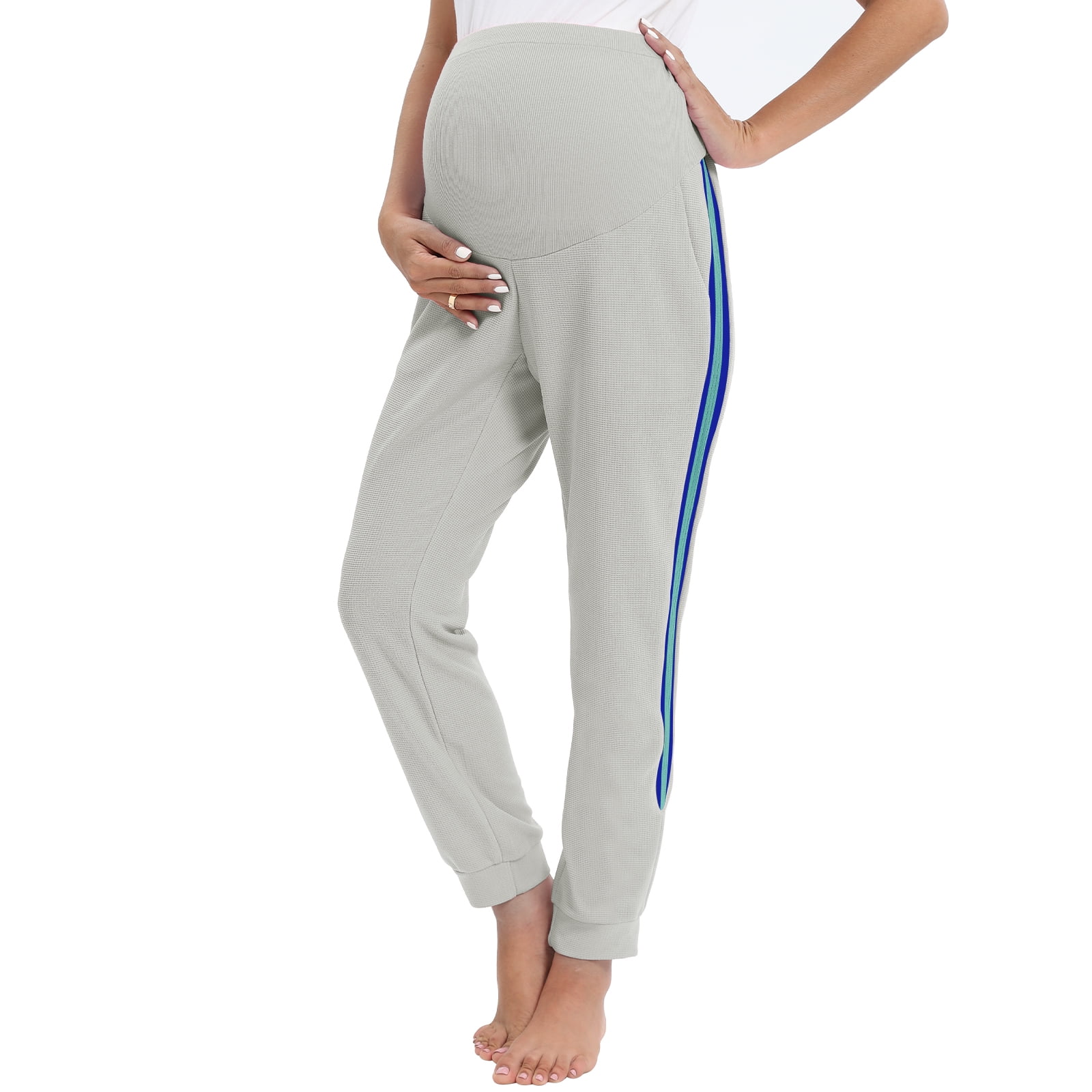 Baozhu Women's Maternity Pants Comfy Lounge Workout Jogger Pants Track ...