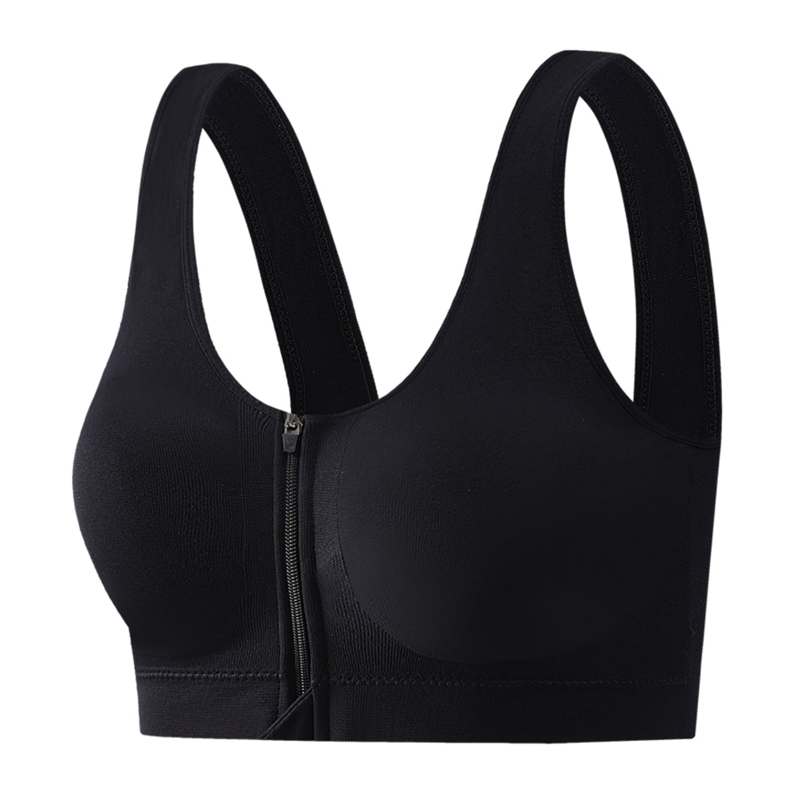 Baozhu Zipper in Front Sports Bra for Womens Sports Bra High Impact ...