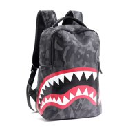 SHARK Backpacks 3 in 1 Casual Daypack Set Durable Knapsack with Lunch ...