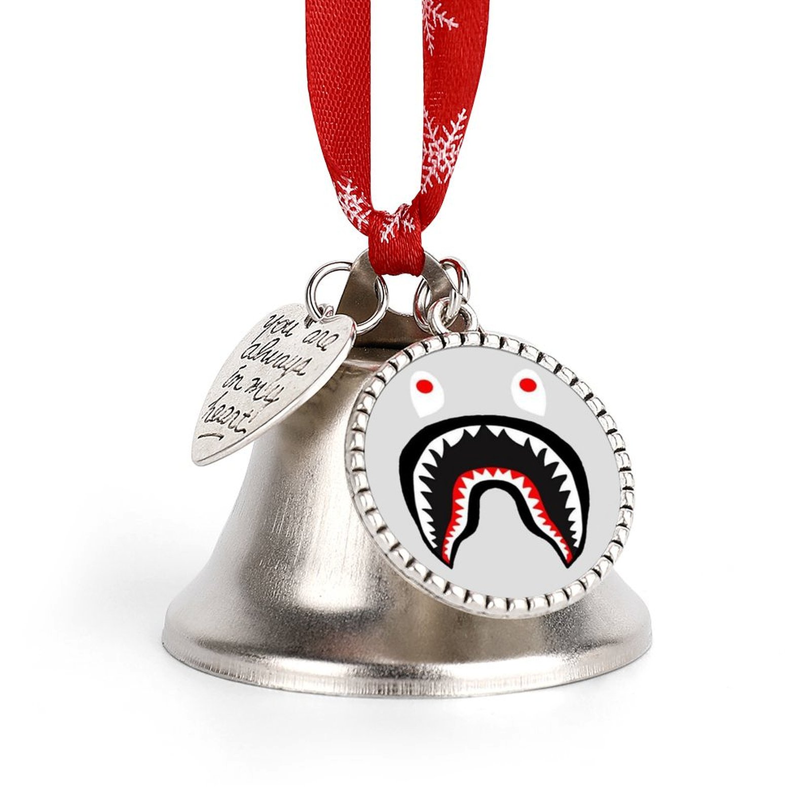 Bape Shark Christmas Jingling Bell Ornament for Christmas Tree ...