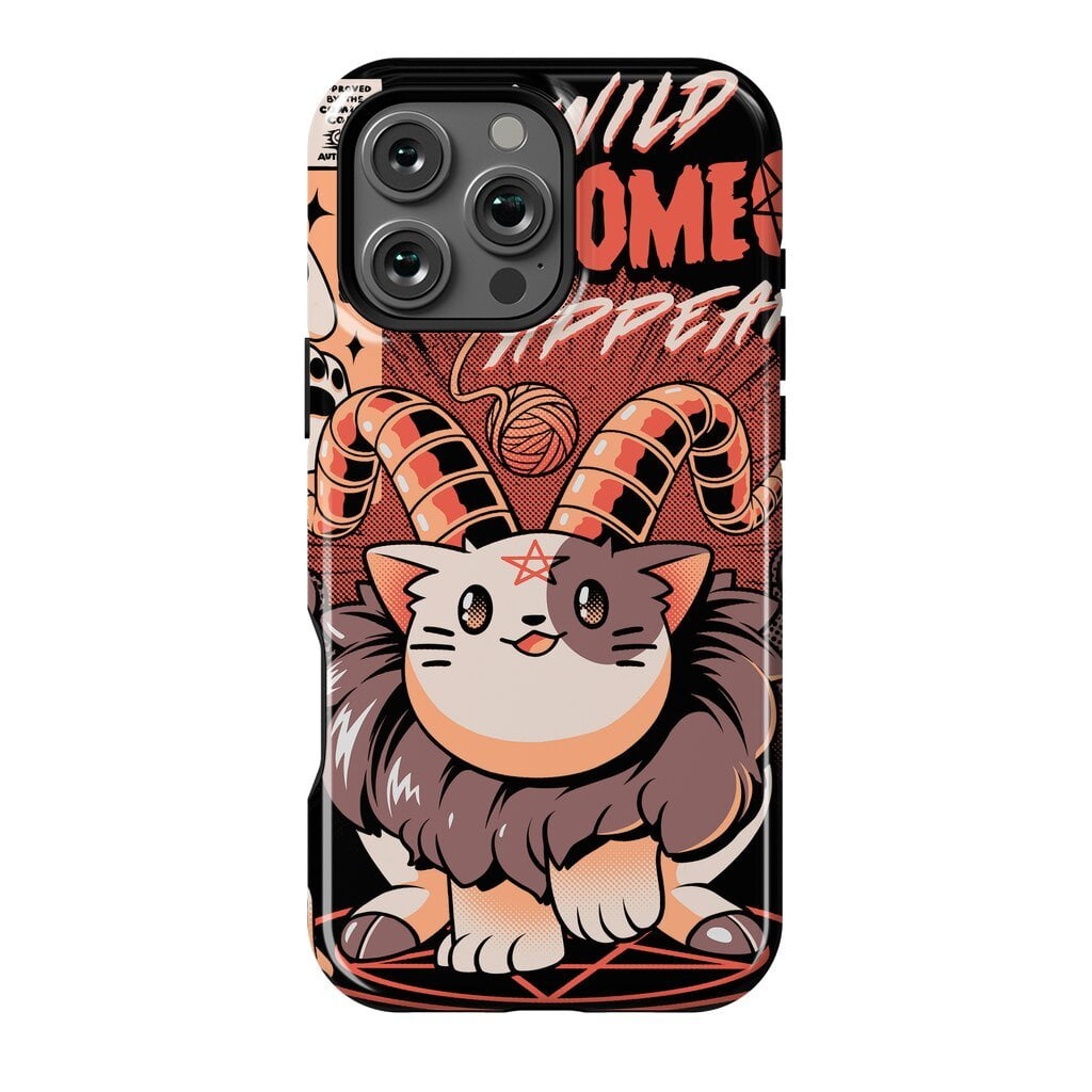 Baphomeow Cat Design For iPhone 11 to 17 Pro Max Compatible Phone Case - Walmart.com