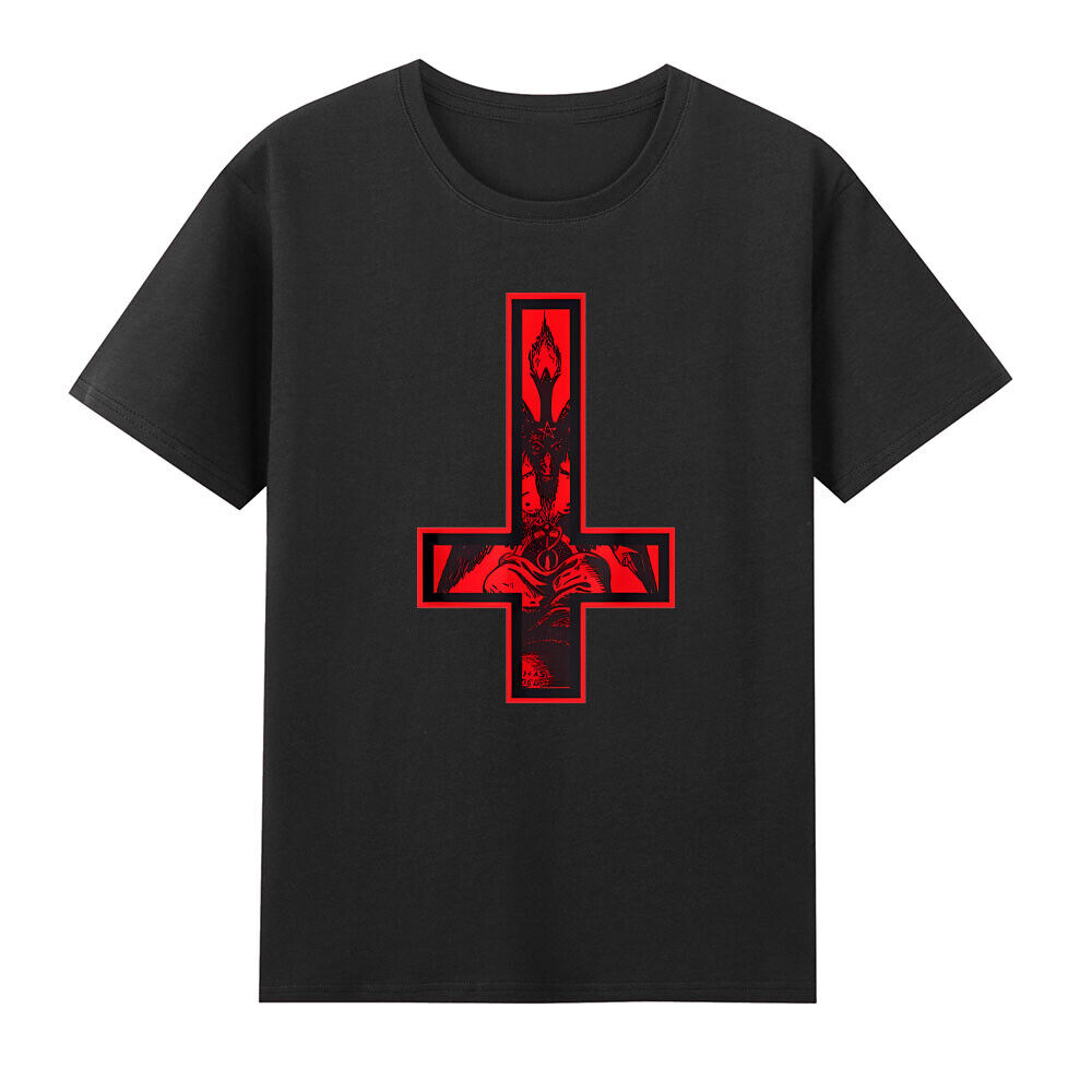 Baphomet Inverted Cross Occult Satanism Hail Satan T-Shirt - Walmart.com