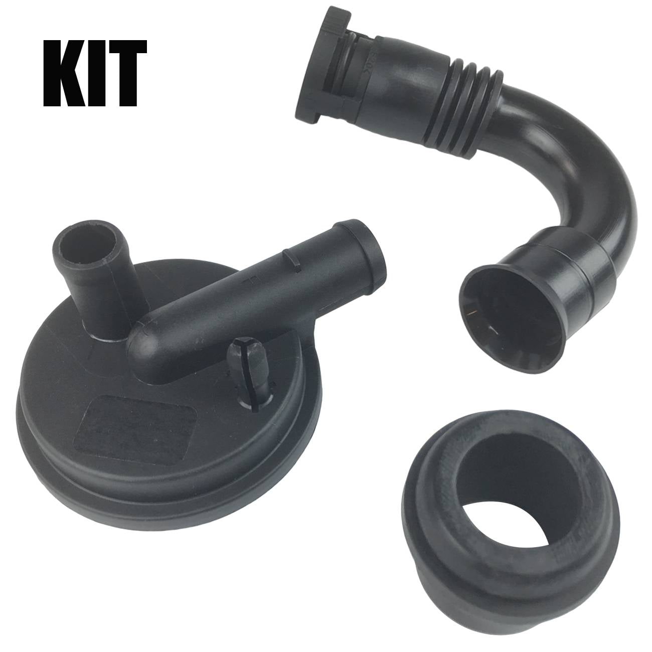 Bapmic 028129101E Crankcase Vent Valve with Gasket and Breather Hose ...