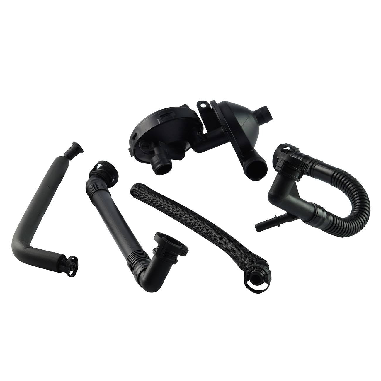 Bapmic 11157532649 Crankcase Vent Valve & Breather Hose Kit for BMW E46 ...