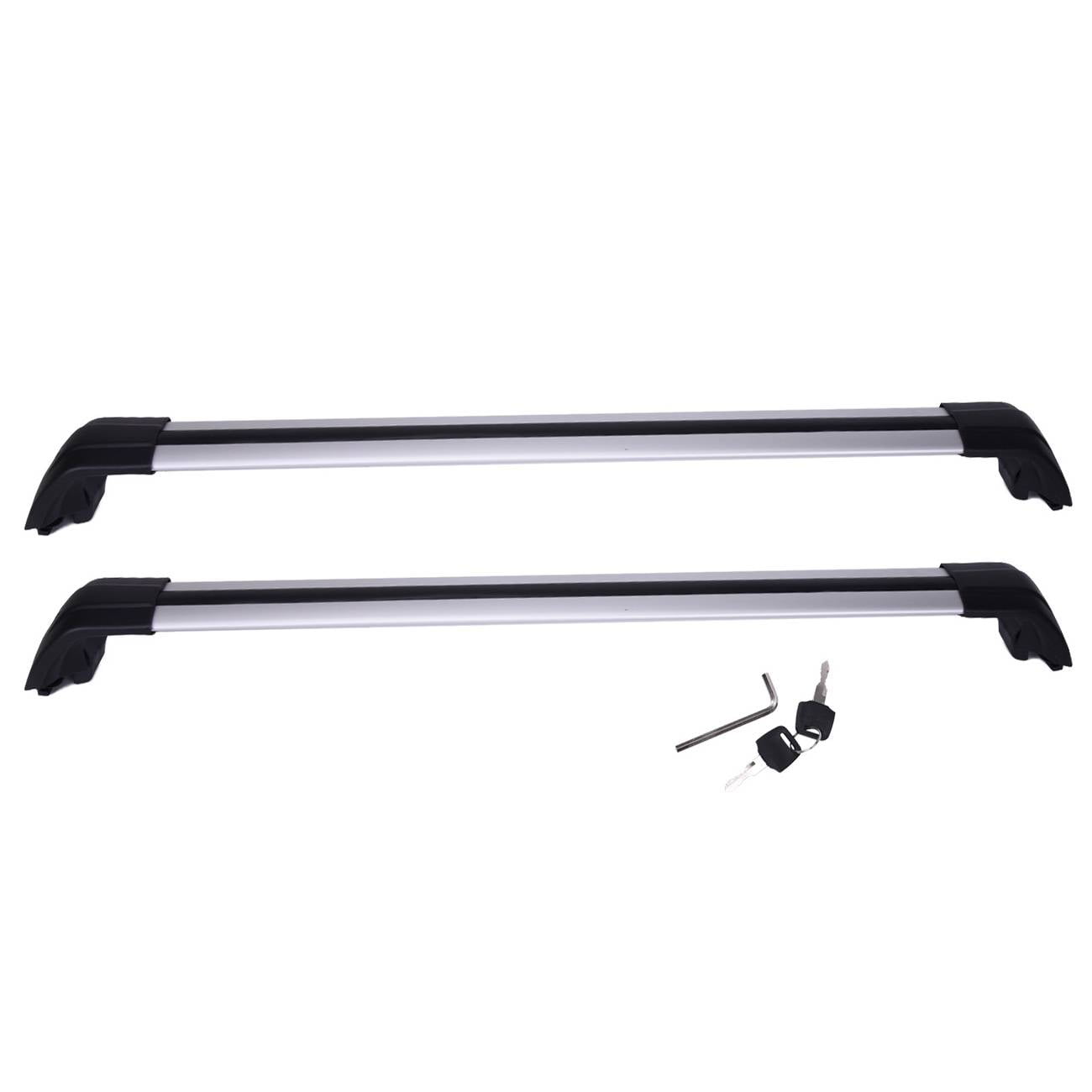 Bapmic 38" Aluminum Roof Rack Rail Cross Bar Cargo Luggage Carrier w ...