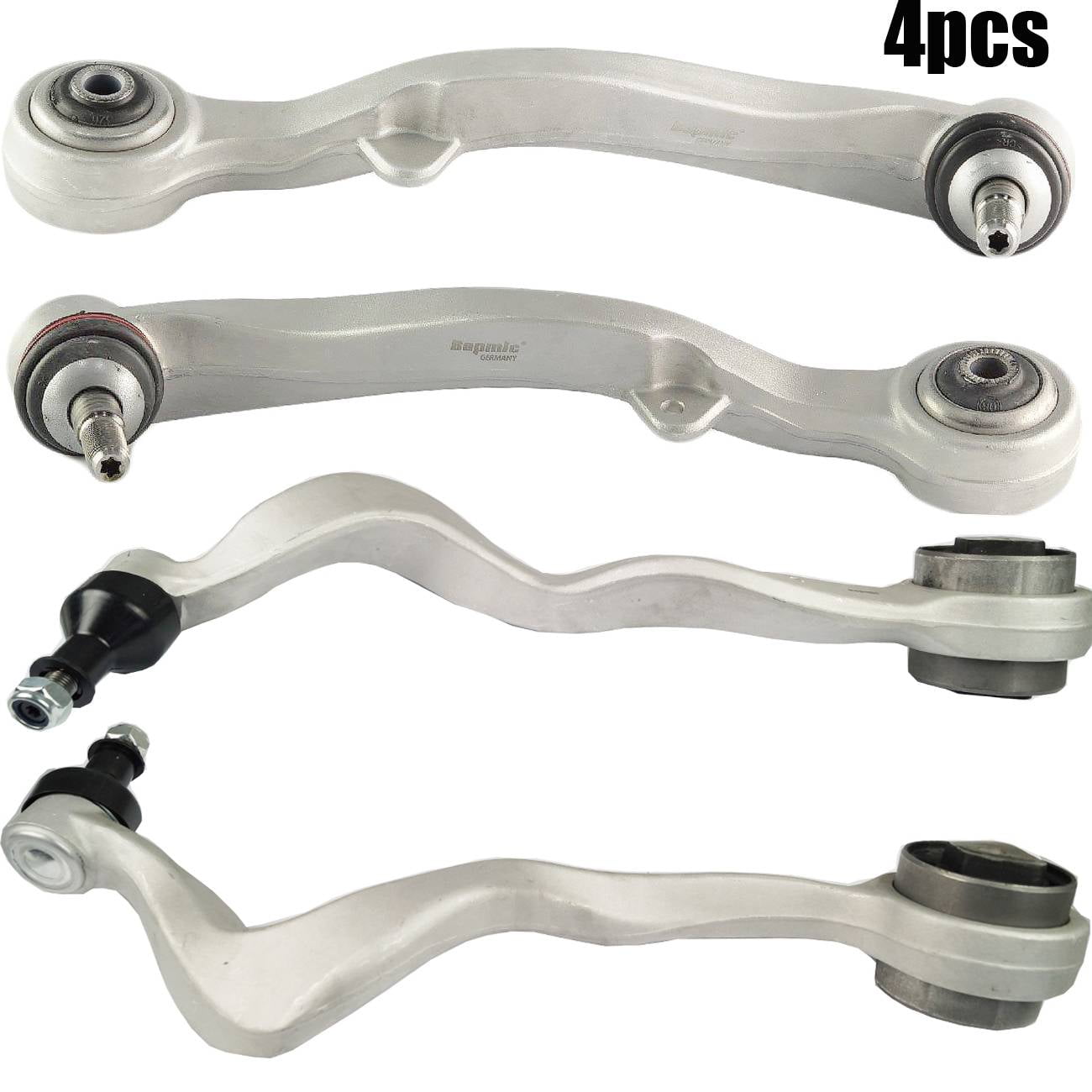 Bapmic 4Pcs Front Lower Forward + Rearward Control Arm Kit for BMW 7 ...