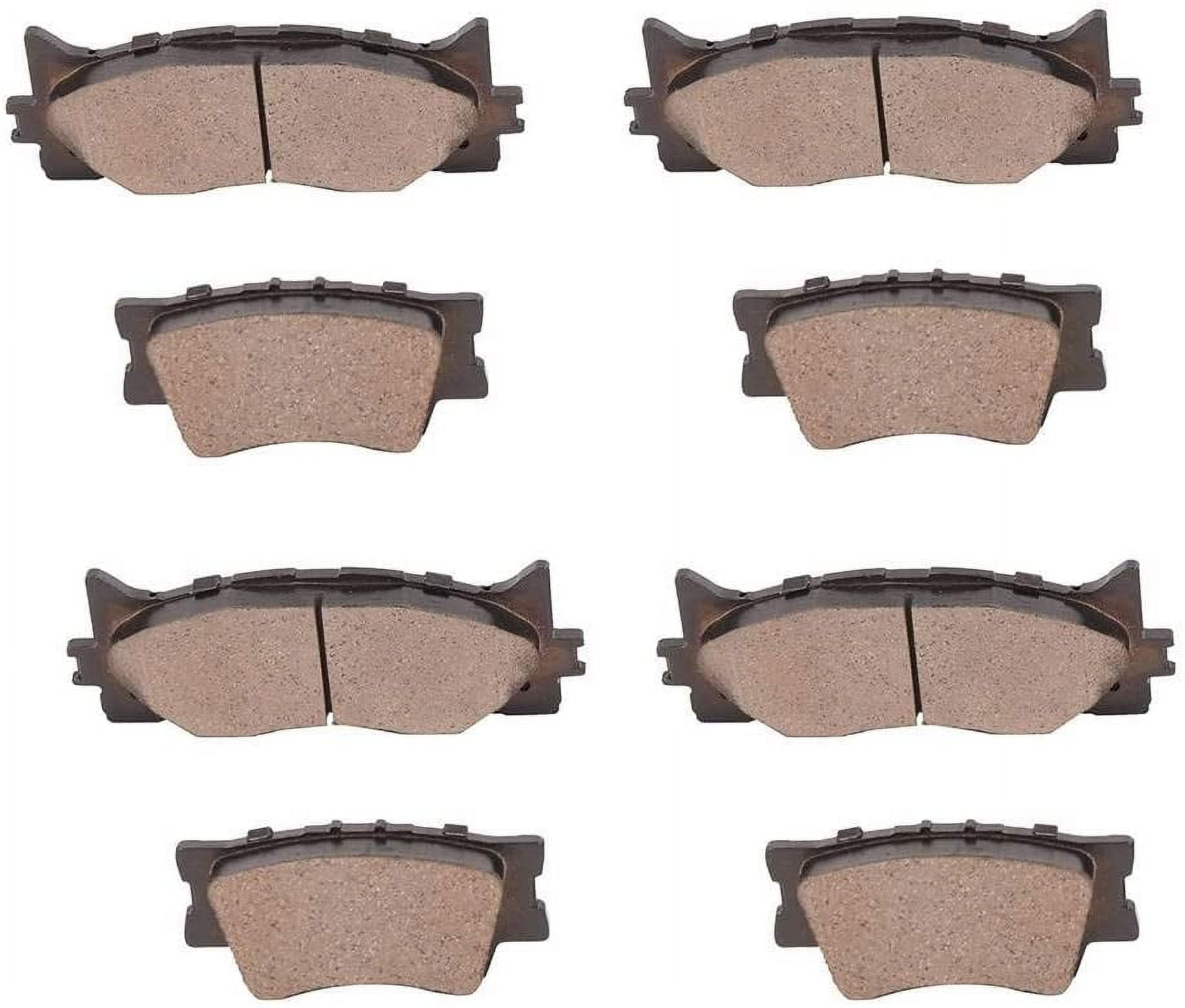 Bapmic 8Pcs Front Disc Brake Pad Set Compatible with Toyota Camry ...