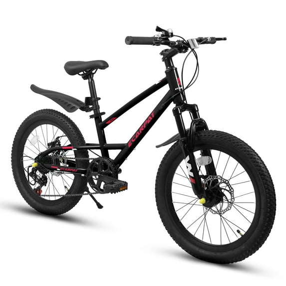 Baprem 20" Kids Mountain Bike for Boys Girls Ages 5+, Durable Steel ...