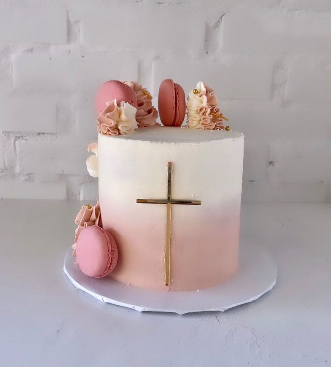Baptism Cake Topper | Cross Cake Topper | Baptism Cake Decor ...