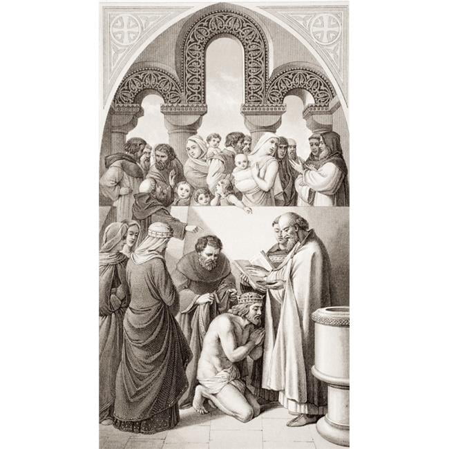 The Baptism of Ethelbert King of Kent - C. 552-616 by St. Augustine At ...