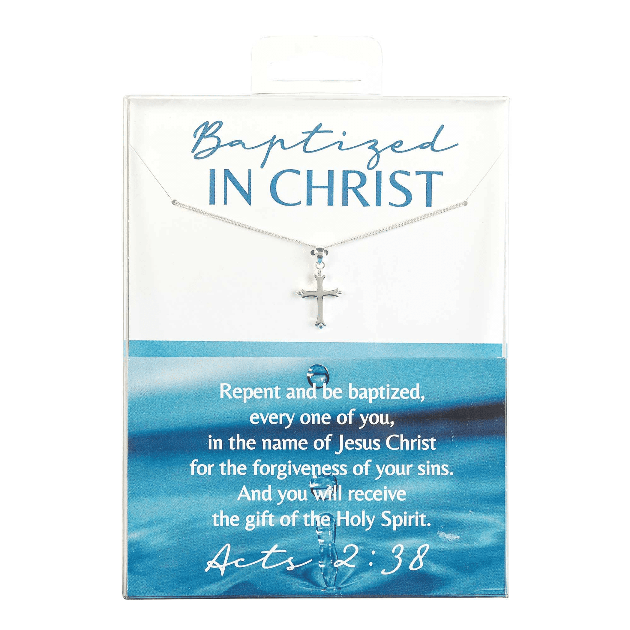 Baptism Female Cross Silver Plate [ 18" ] - Walmart.com