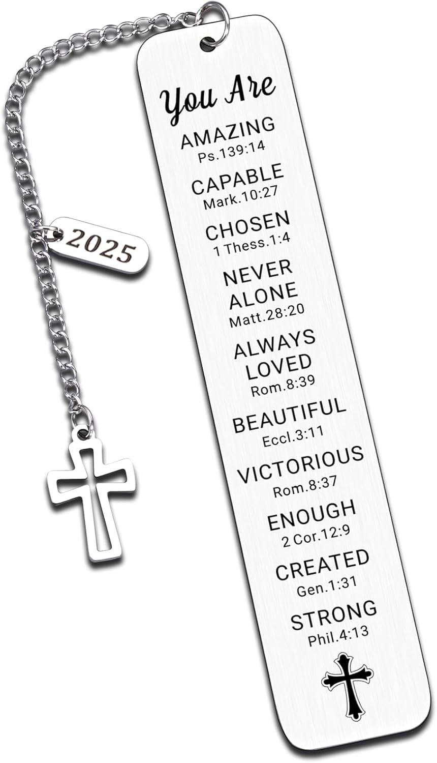 Baptism Gifts for Teen Girls, Christian Gifts Bible Verse Bookmarks ...