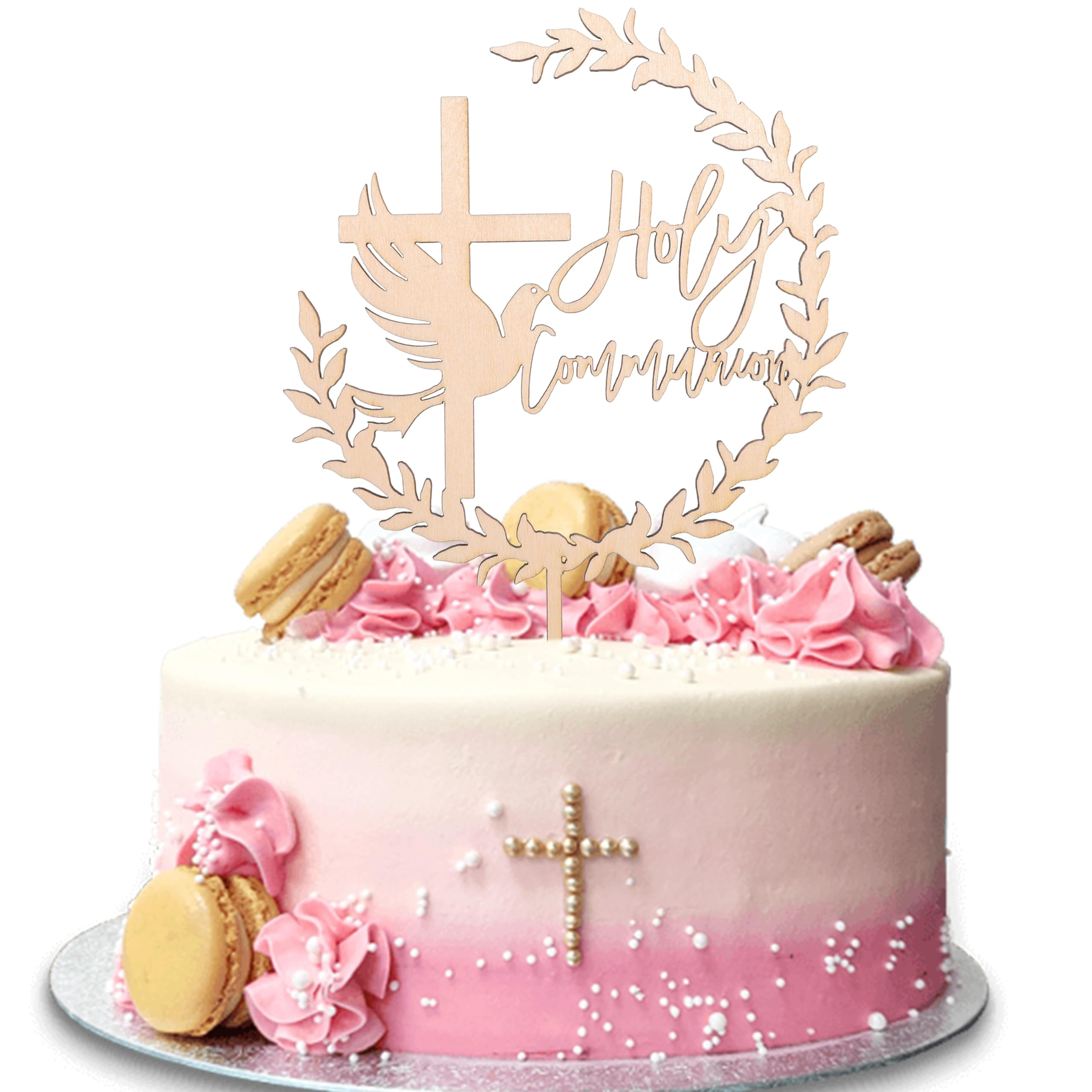 Baptism Party Decorations FEV6 - First Holy Communion Cake Topper,God ...