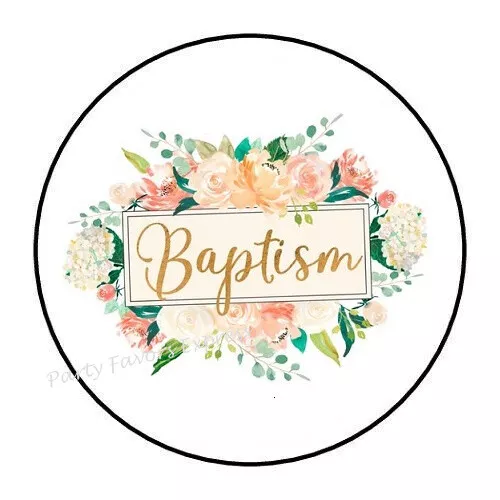 Baptism Sticker Party Favors Sticker Envelope Seals Labels Stickers ...