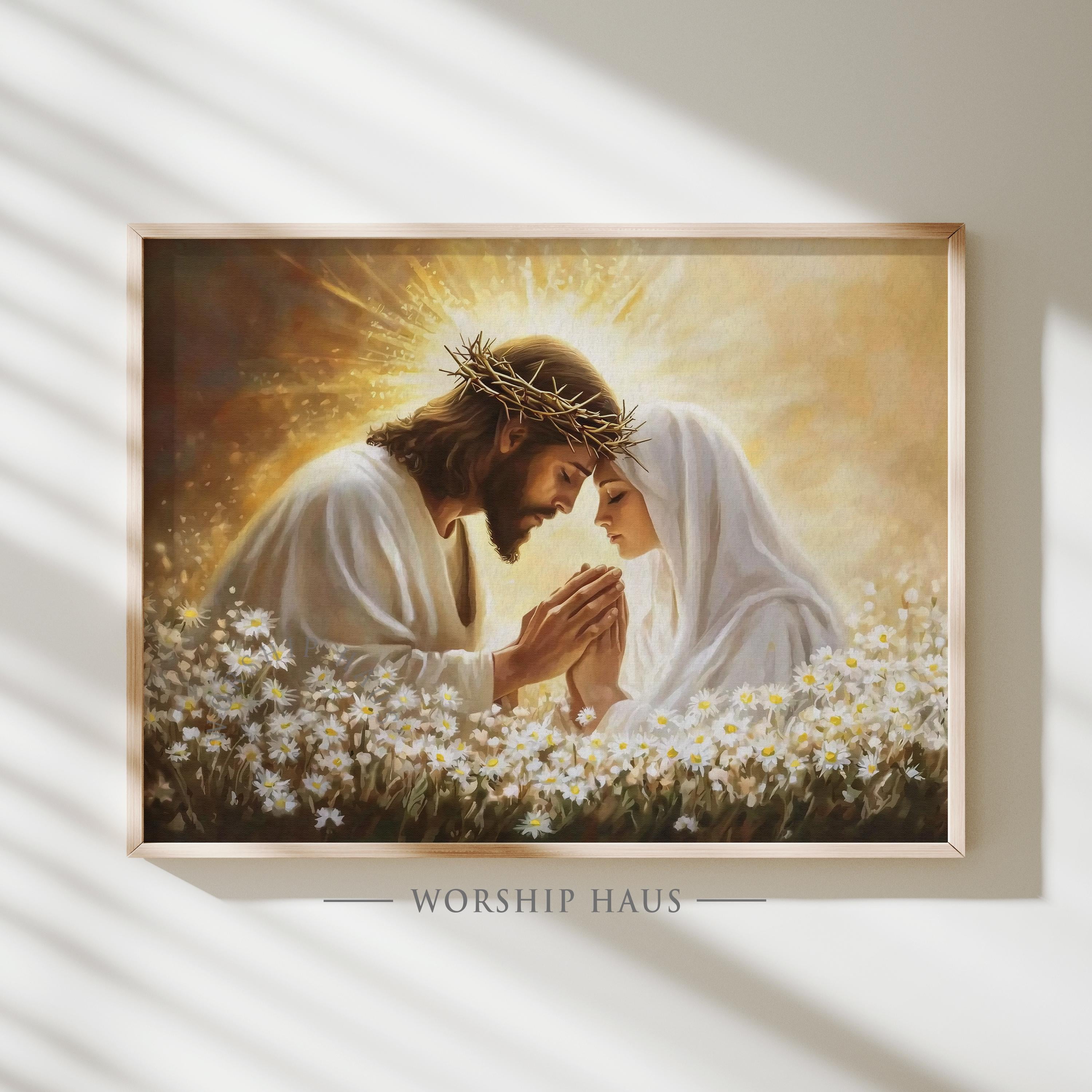 Baptized In Righteousness Christian Art Christ In Water Scene Religious ...