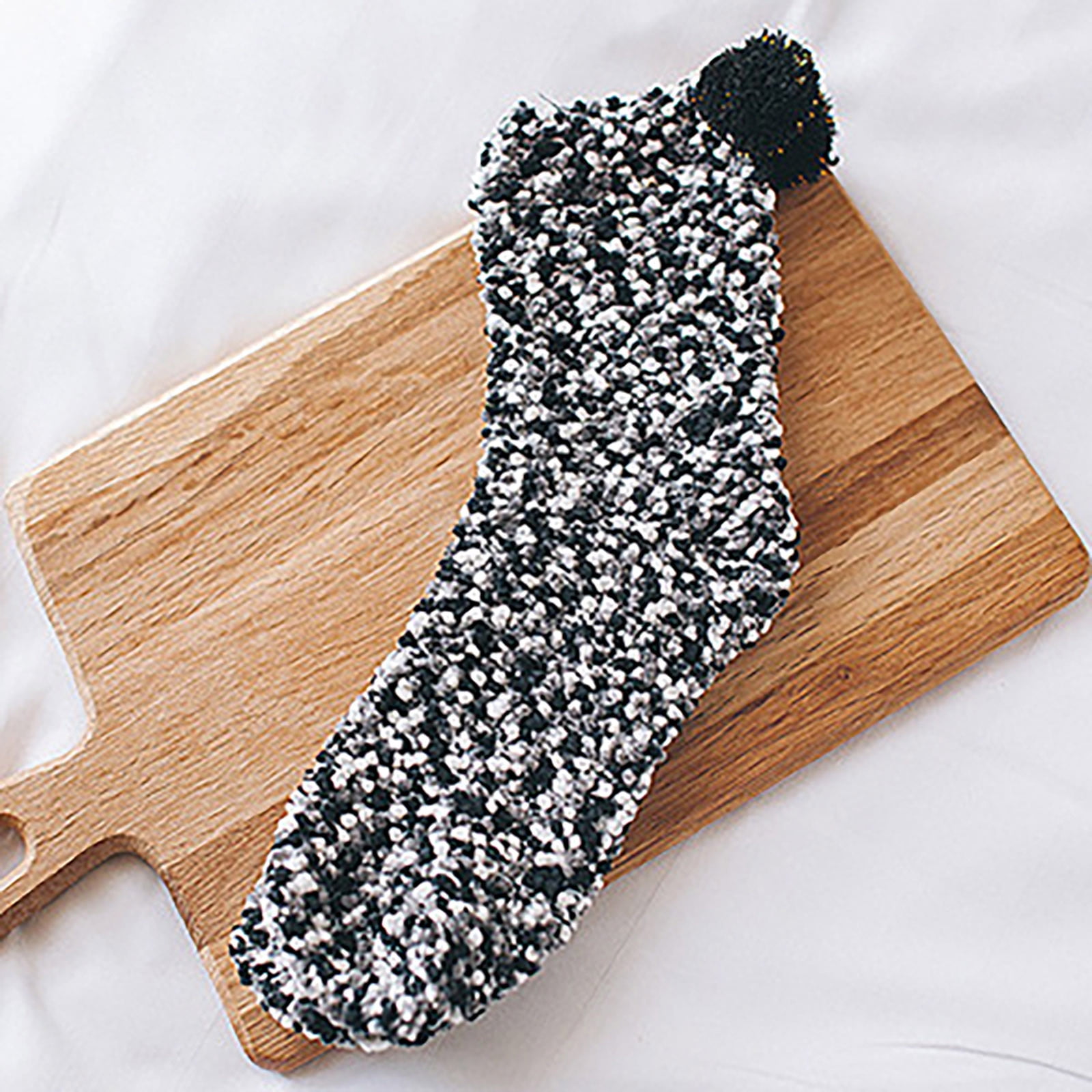 Baqcunre Clearance! Crew Socks for Women, Ladies Cake Coral Fleece Cake ...