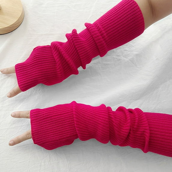 Baqcunre Warm Gloves, Knitted Wool Gloves Autumn Winter New Open ...