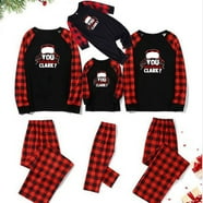 Family Matching Christmas Snowman Pajama Sets Cute Snowman Print Long ...
