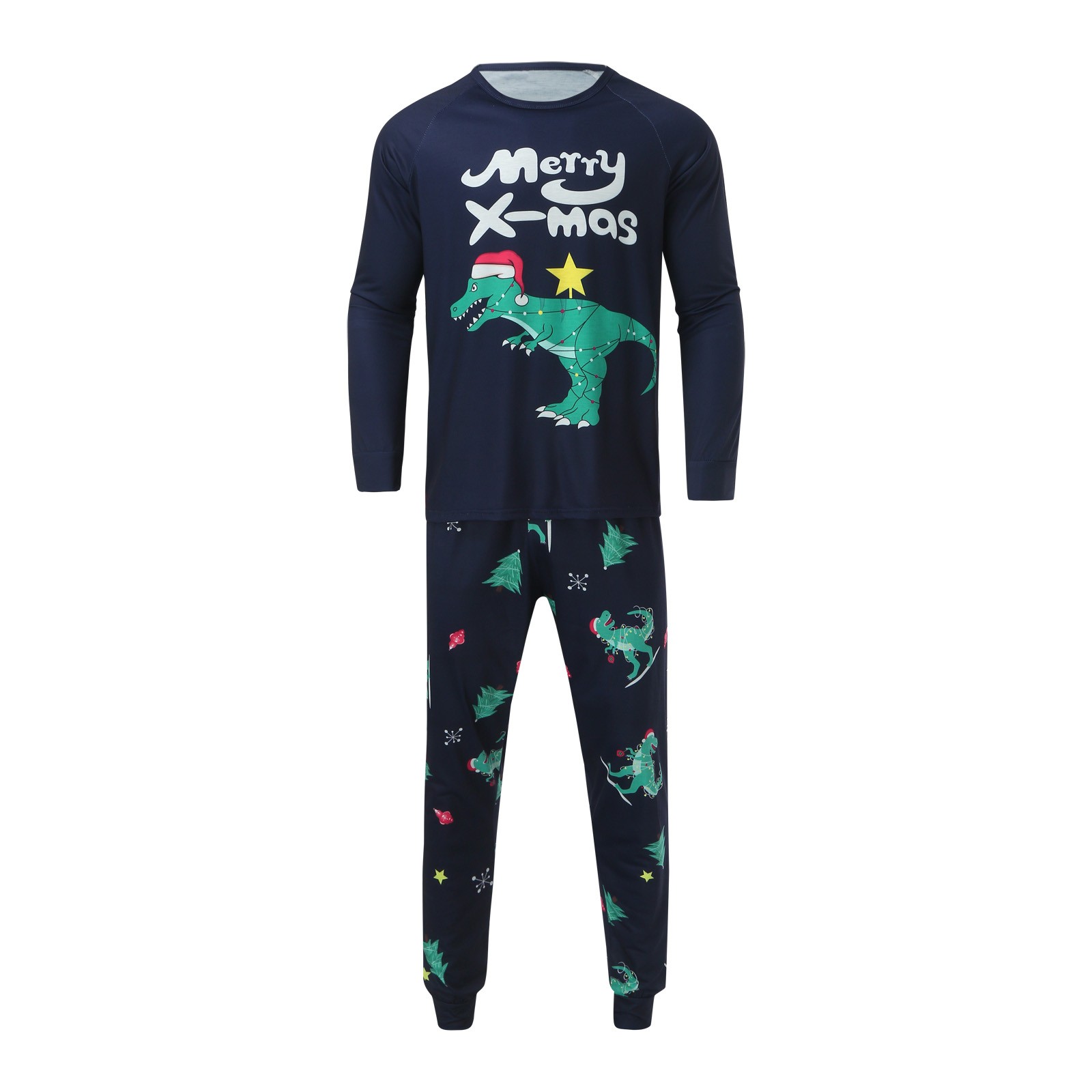 Baqcunre Home Xmas Christmas Printing With Family Sleepwear Set For Dad ...